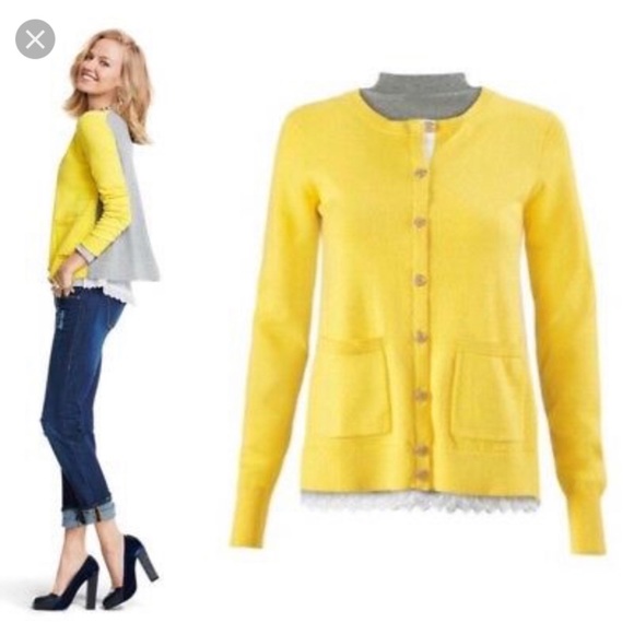 CAbi | Sweaters | Cabi Belle Cardigan With Built In Camisole Sz Sm ...